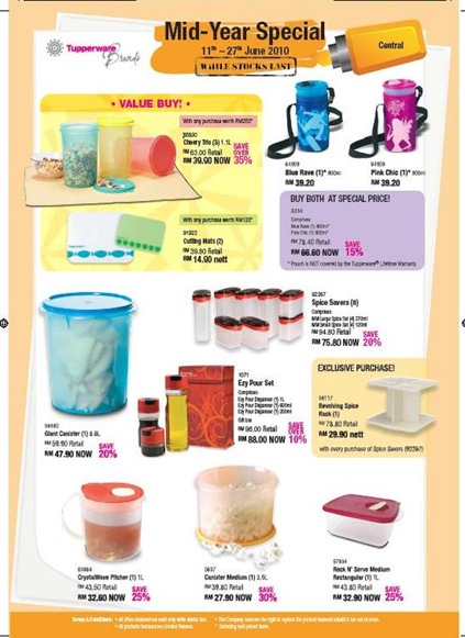 ~Happy Me~: Tupperware Mid-Term Special Sales 11th – 27th June 2010…